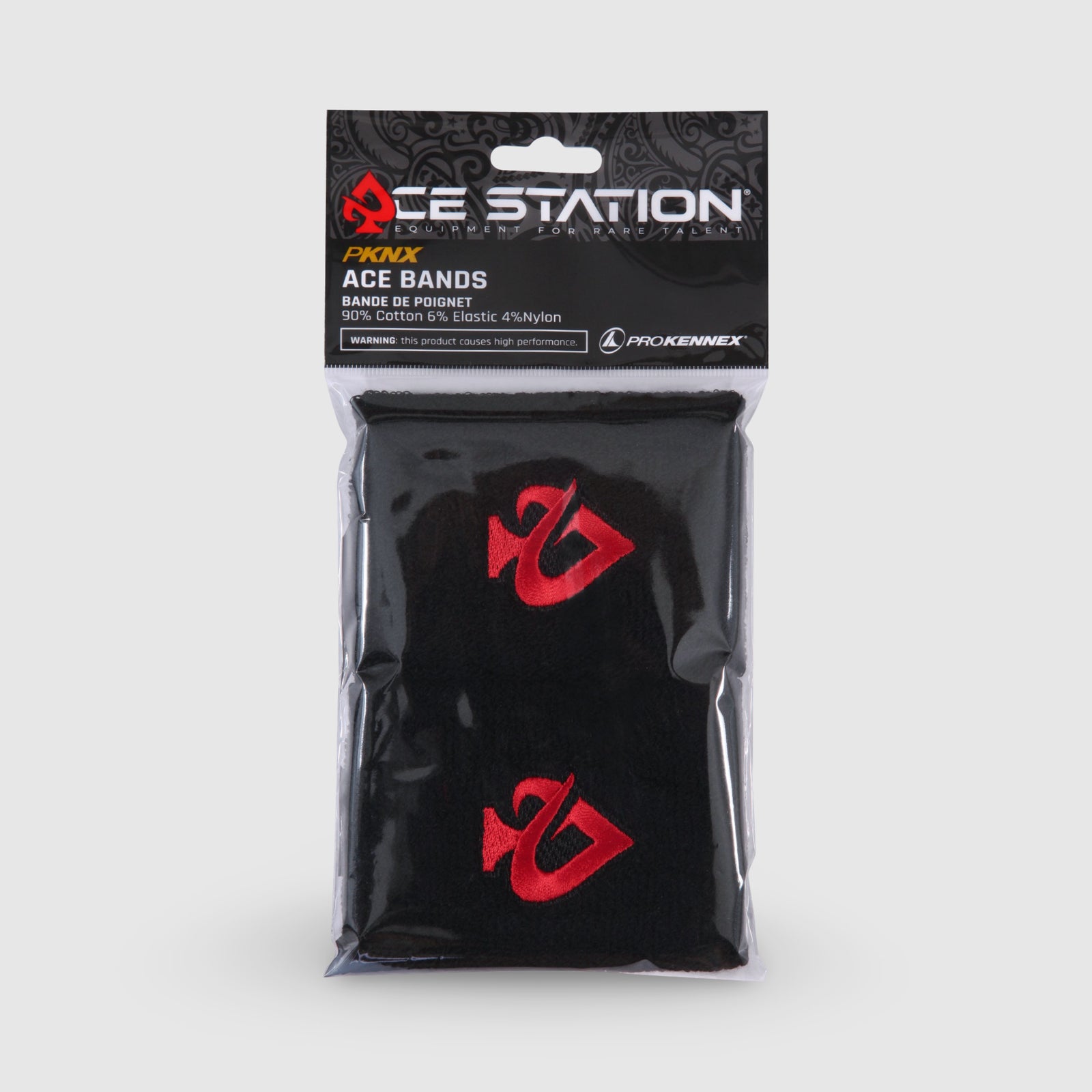 Ace Wristbands Blk/Red – ProKennex